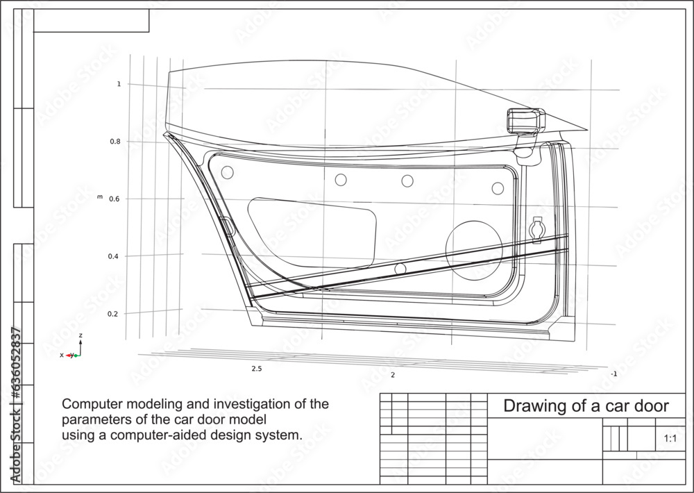 Vector drawing. Computer modeling and investigation of the parameters ...