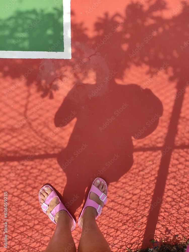 shadow selfie with smartphone, abstract background Stock Photo | Adobe ...