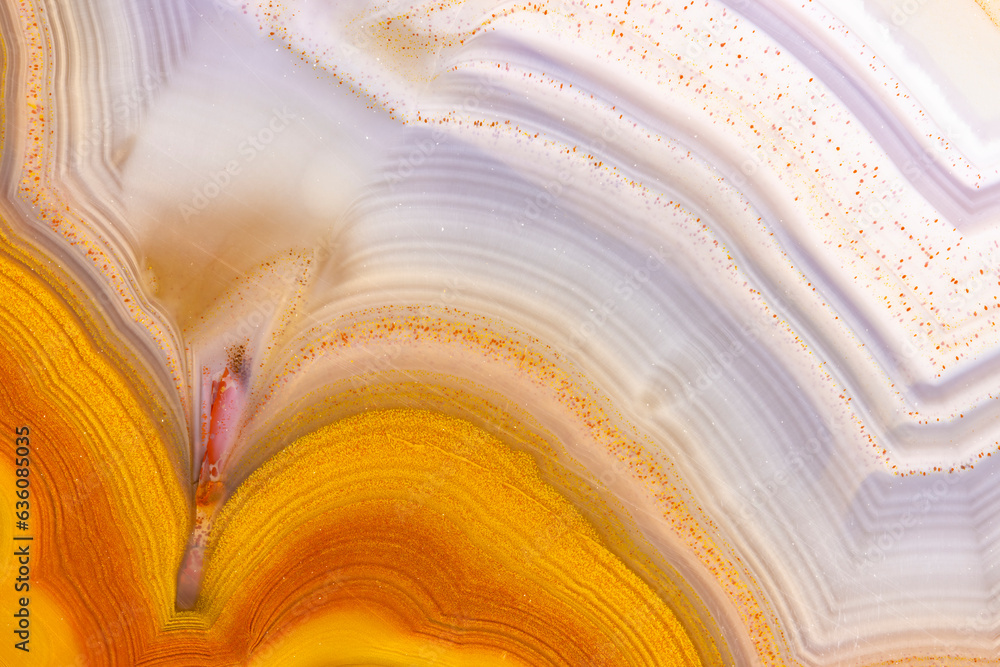 Curving Lines In An Agate Stock Photo | Adobe Stock