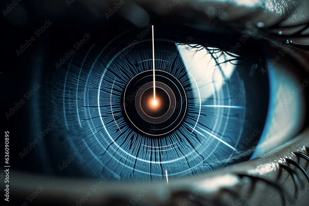 Visualization of corrective retinal operation for cataract: Magnified ...