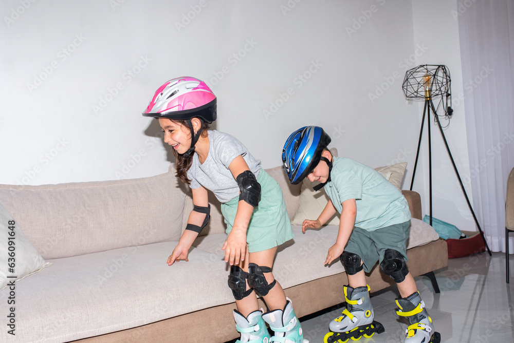 Stepping into New Milestone Children Embrace the Art of Rollerblading ...