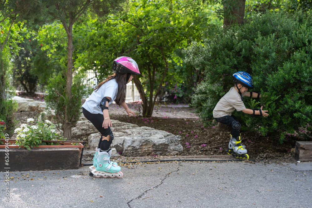 Stepping into New Milestone Children Embrace the Art of Rollerblading ...