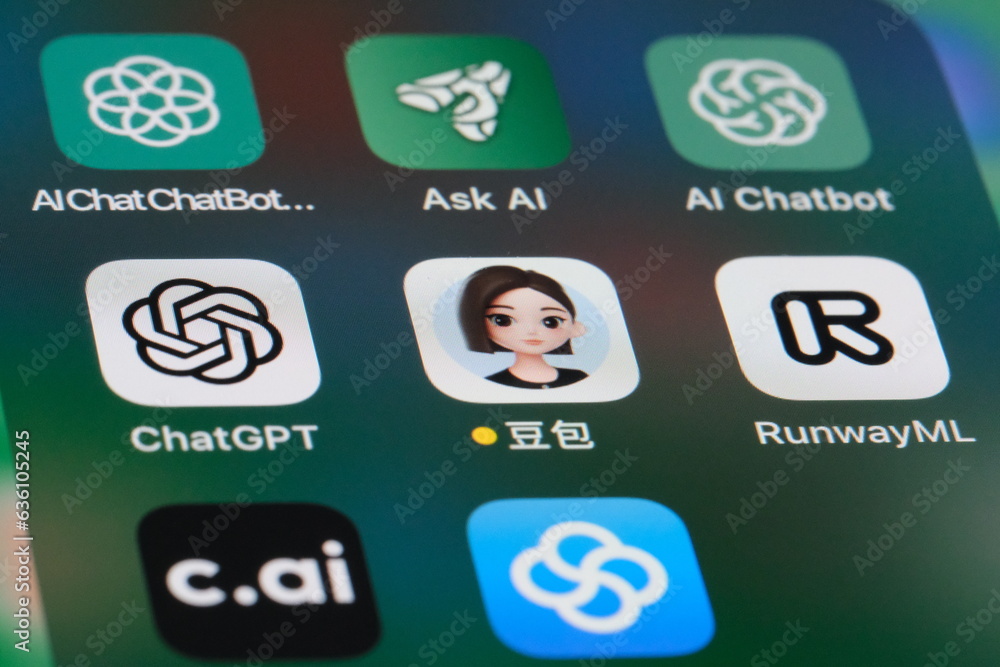 Foto de Shanghai,China-August 18th 2023: ByteDance's AI chatbot “Doubao ...