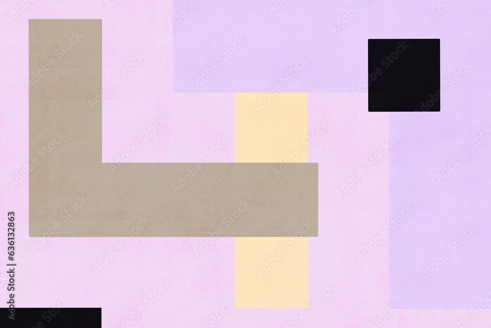 Purple, grey, black and cream color palette background Stock ...