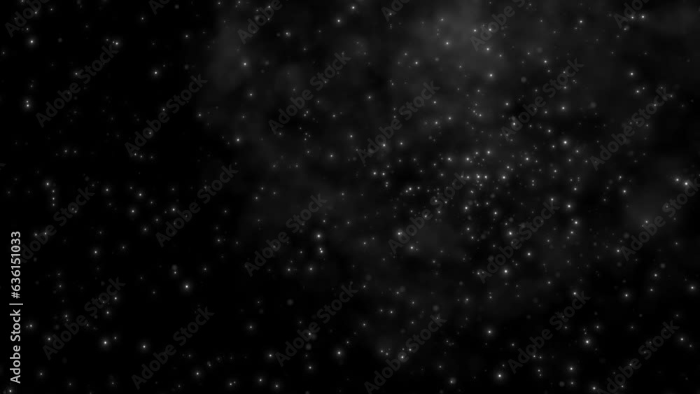 Dot point line Particle wave line design wave particles.3D 4K Big data ...