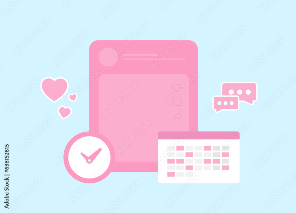Social Media Scheduling Tools concept. Influencer marketing tool for ...