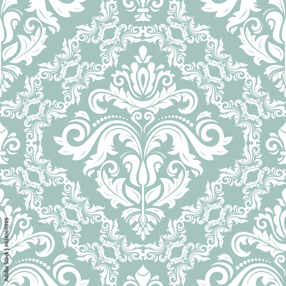 Classic seamless vector pattern. Damask orient ornament. Classic ...