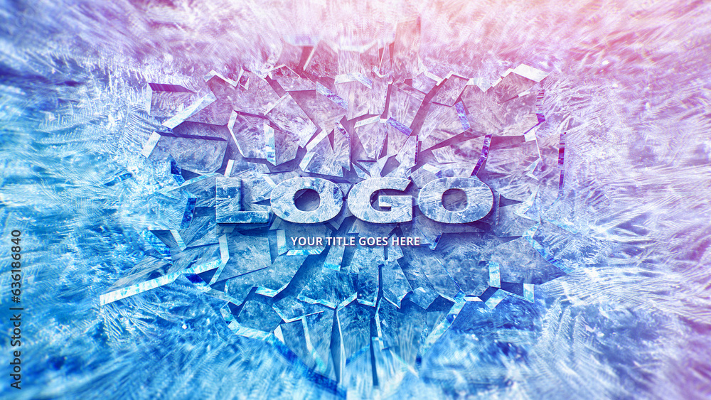 Breaking Ice Logo Opener Stock Template | Adobe Stock