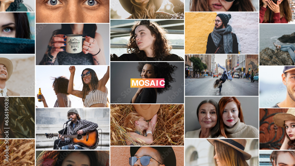 Minimal Upbeat Slideshow Stock Template | Adobe Stock