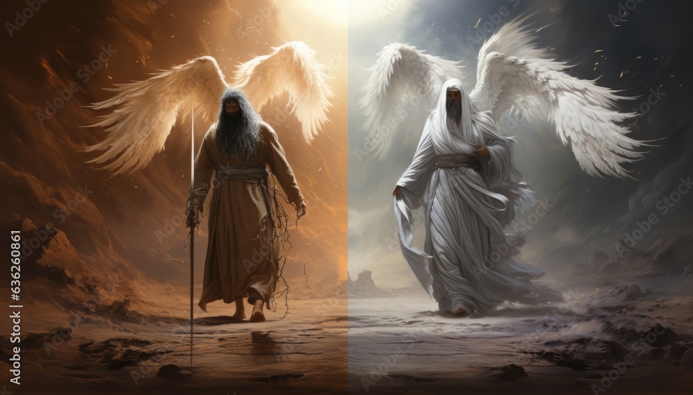 The fallen angel, the poor old man, is punished on the day of judgment ...