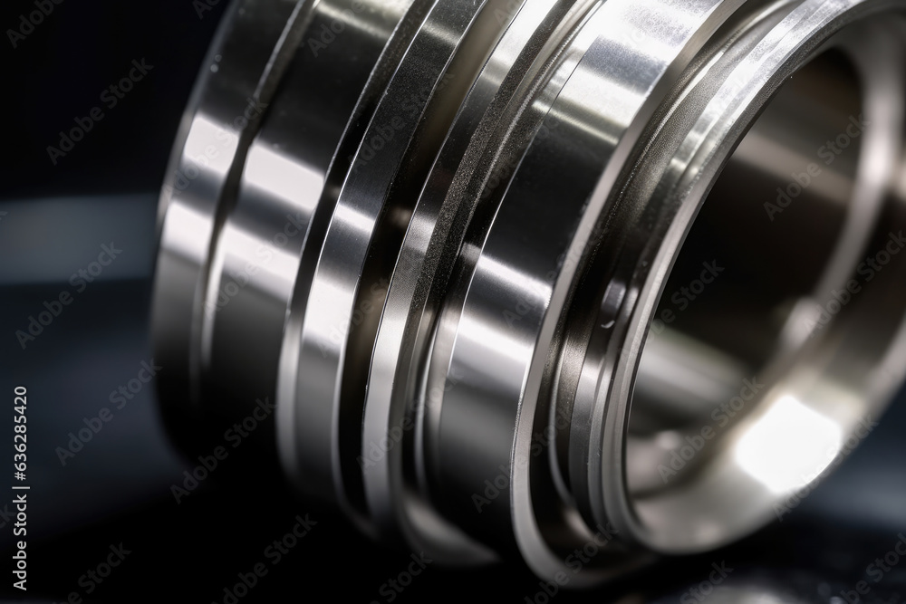 Immaculate Macro Capture: Exquisite Coupling Showcasing Pristine Metal ...