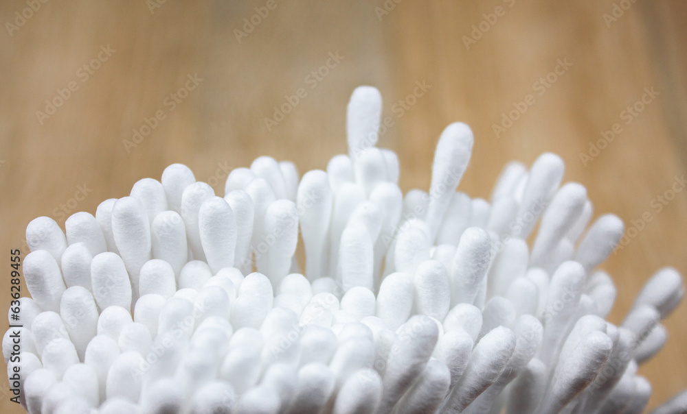 Ear cotton buds for hygiene, ear toilet and other purposes. Cotton ...