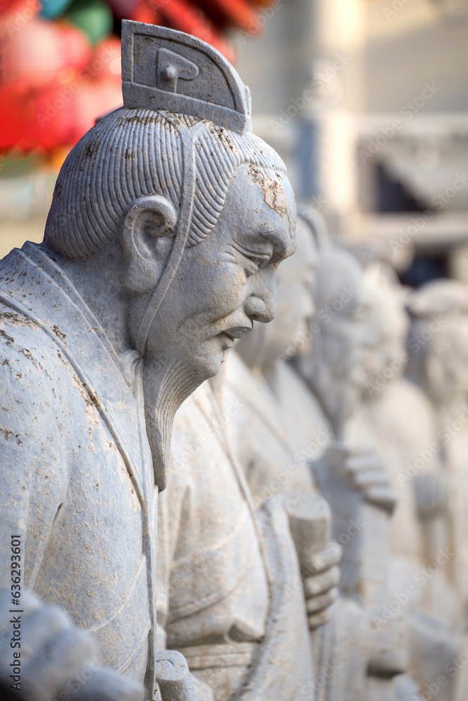 Nagasaki, Japan - Nov 28 2022: Confucius Shrine (Koshi-byo) built in ...
