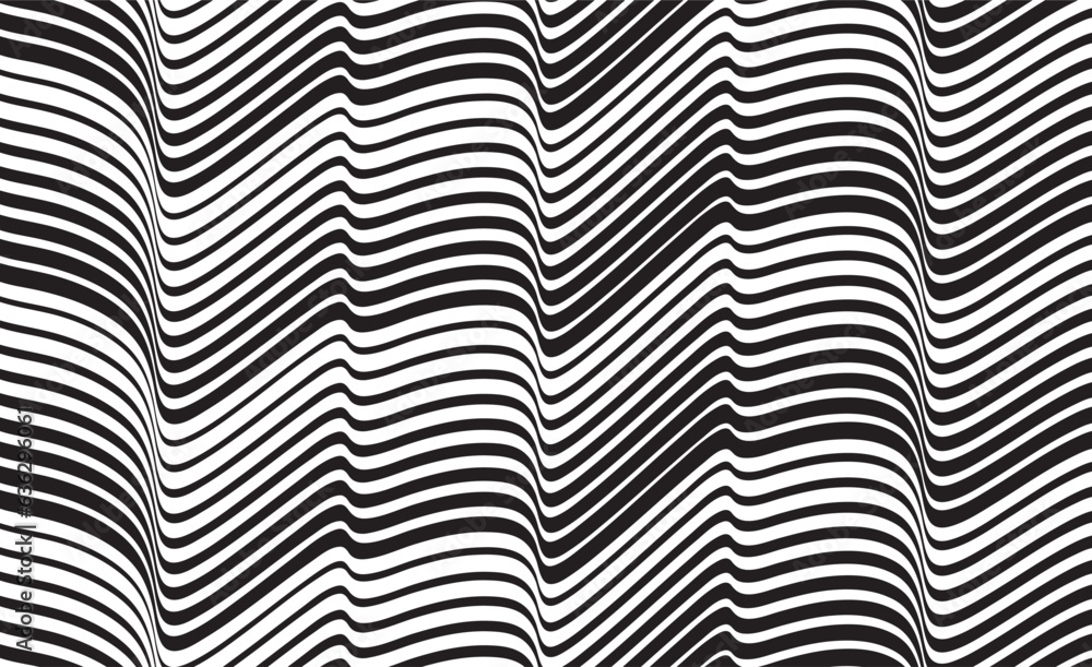Background with wavy lines. Twisted duo tone backgrounds. Abstract ...