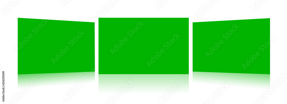 Green Insert report or screenshoot blank template for presentation ...