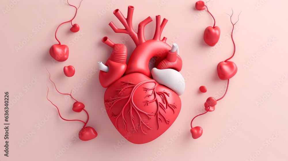 3D illustration mockup of the human organ system, Anatomy, Nervous ...