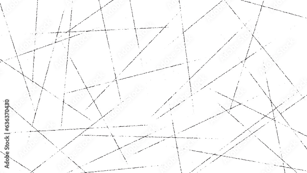 Distressed black sketches line texture. Distress Overlay Texture. White ...