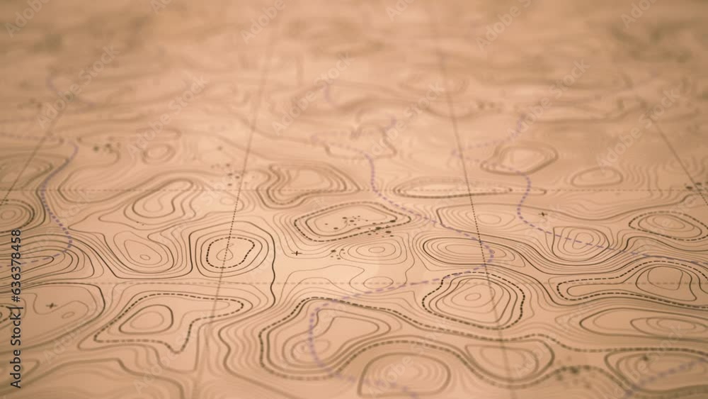 Vídeo do Stock: 3d Topographic Map Exploration Background/ 4k animation ...