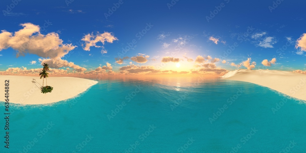 HDRI High resolution map, environment map, Round panorama, spherical ...