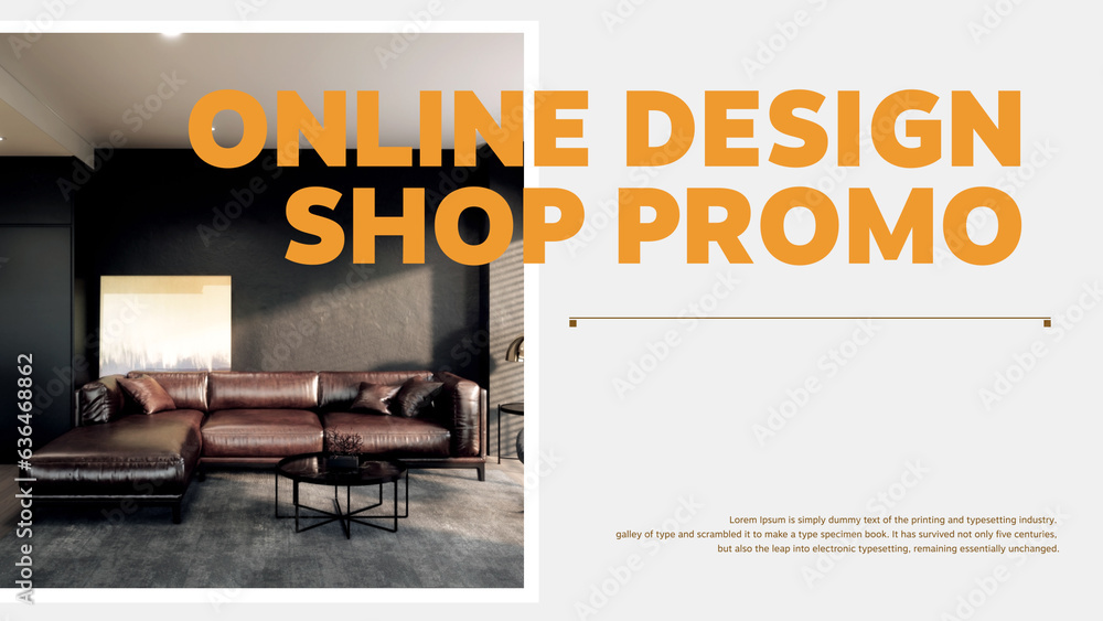 Online Design Shop Promo 3 Stock Template | Adobe Stock