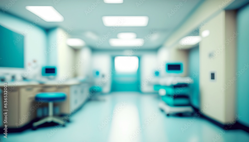 blurry soft focus healthcare-themed background for hospital website or ...