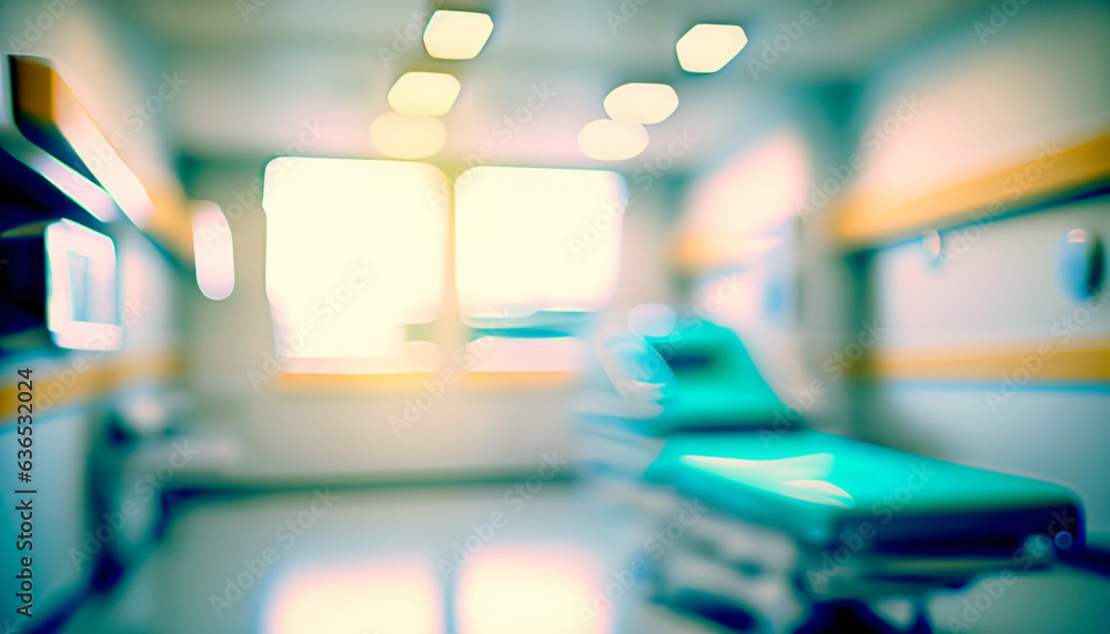 blurry soft focus healthcare-themed background for hospital website or ...