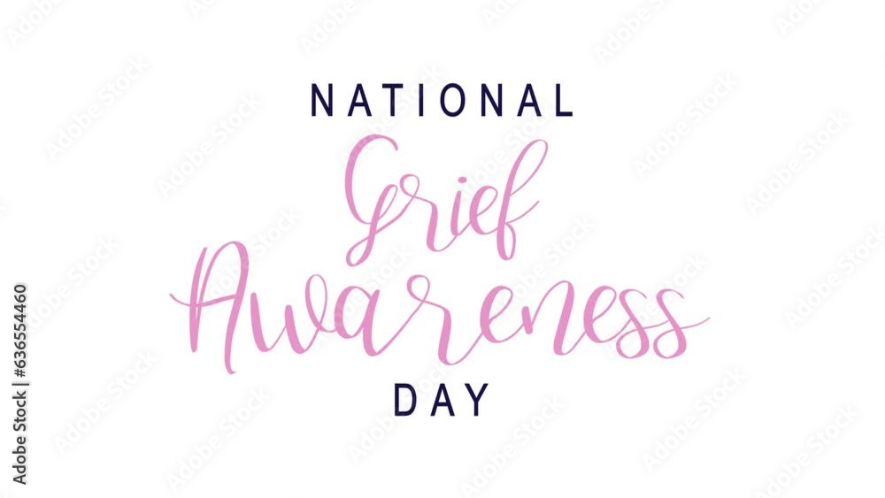 National Grief Awareness Day Animation. Great for Grief Awareness Day ...