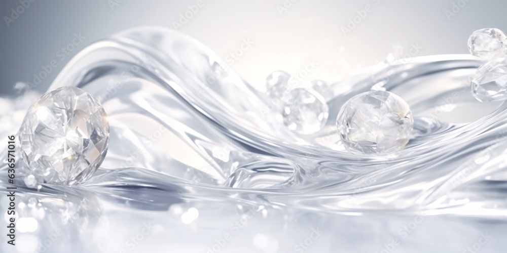Silver wavy background. Close-up image of silver wavy background.Silver ...