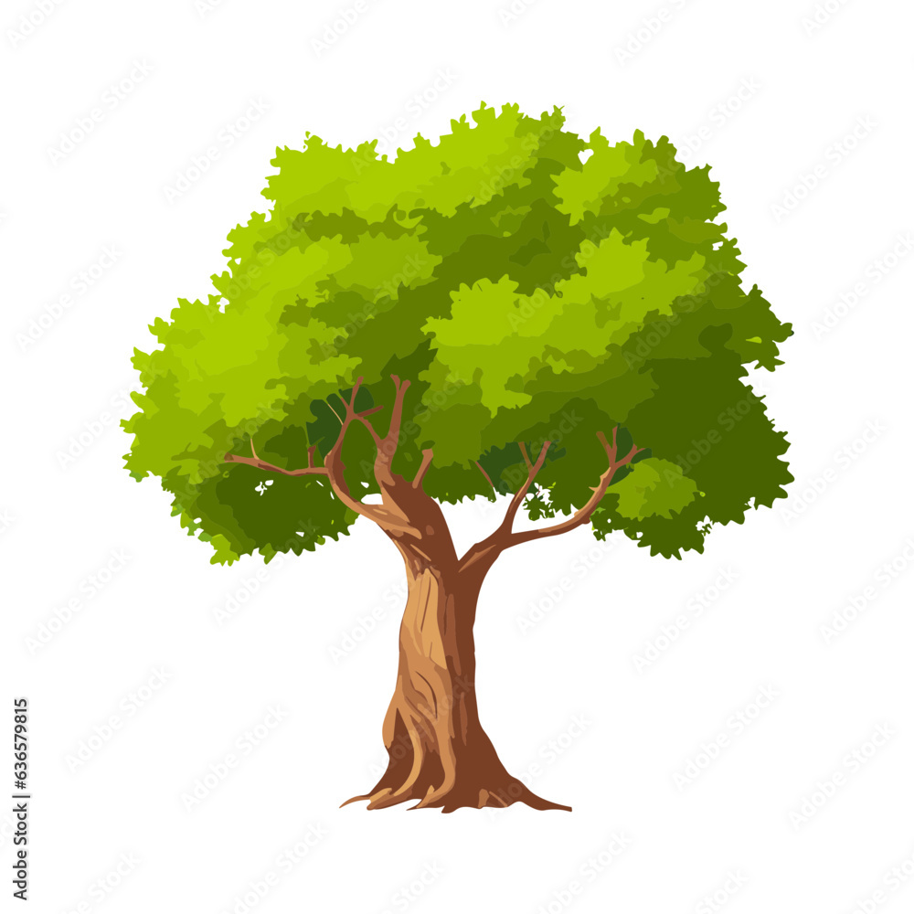 vector tree svg, cartoon background, bg Stock Vector | Adobe Stock
