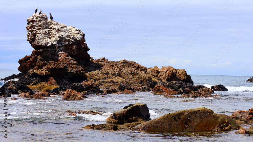 MALIBU (California), detail view of BIG ROCK BEACH located at 20000 ...