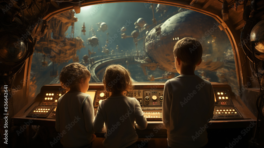 Curiosity and Fear: The children experience a mix of curiosity and fear ...