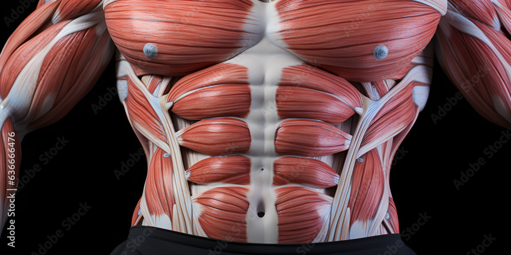 Capturing Muscle Anatomy's Essence,Perfect Image in Ultra Detail Stock ...