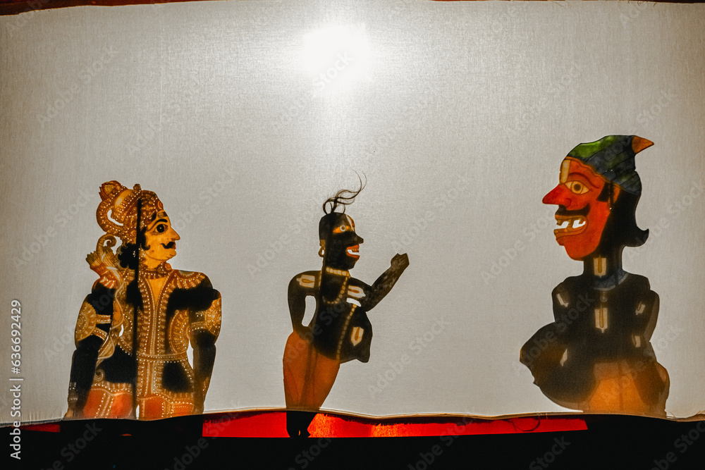 Traditional leather puppet show is also known as Tolu Bommalattam ...
