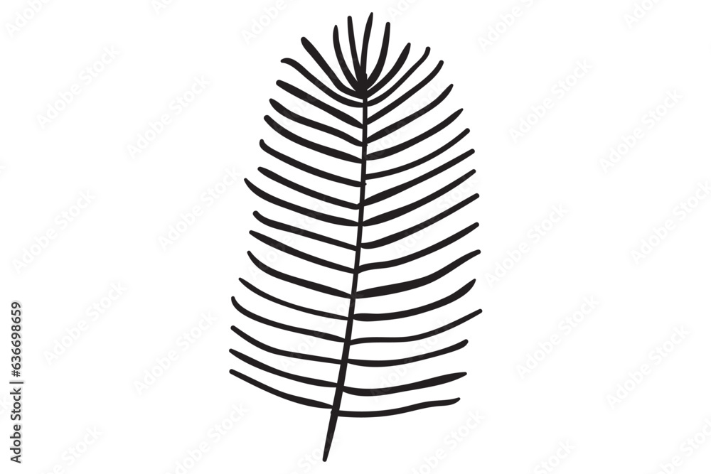 Tropical boho leaf SVG, Bohemian leaf SVG, Tropical leaf cut file, Boho ...