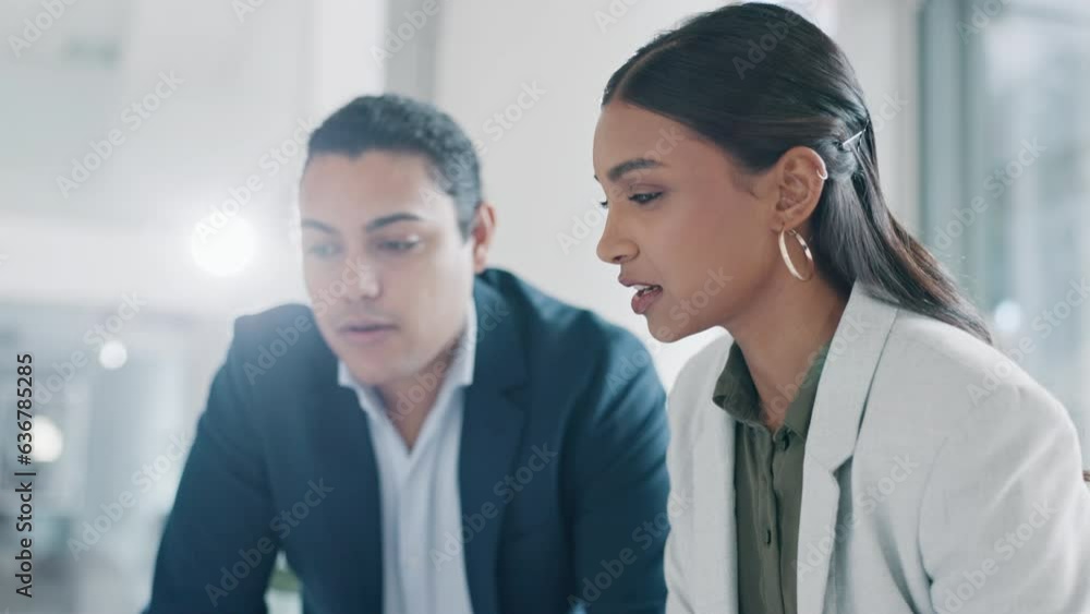 Collaboration, team discussion and professional architect workforce ...