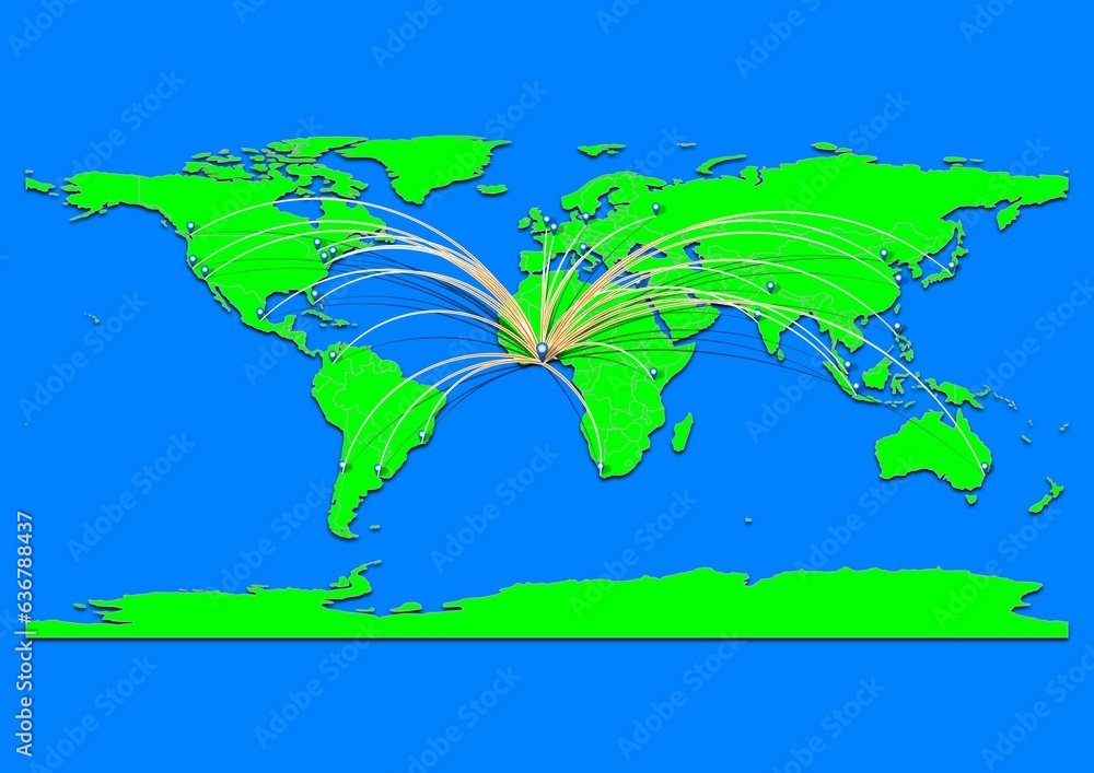 Vibrant Sekondi-Takoradi, Ghana map - Export concept map for Sekondi ...