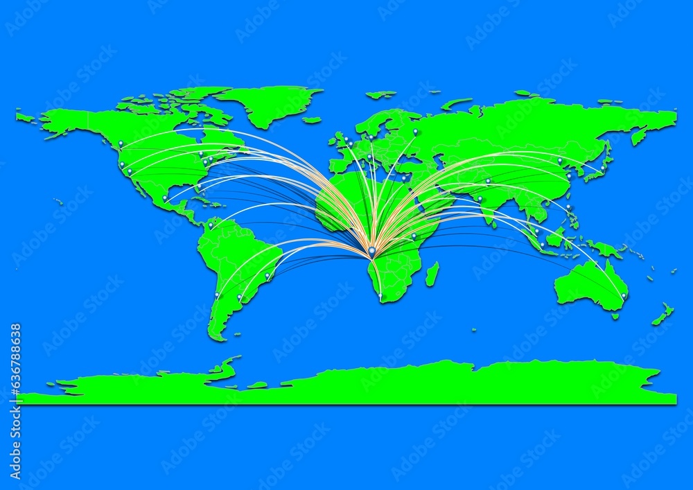 Vibrant Sumbe, Angola map - Export concept map for Sumbe, Angola on ...