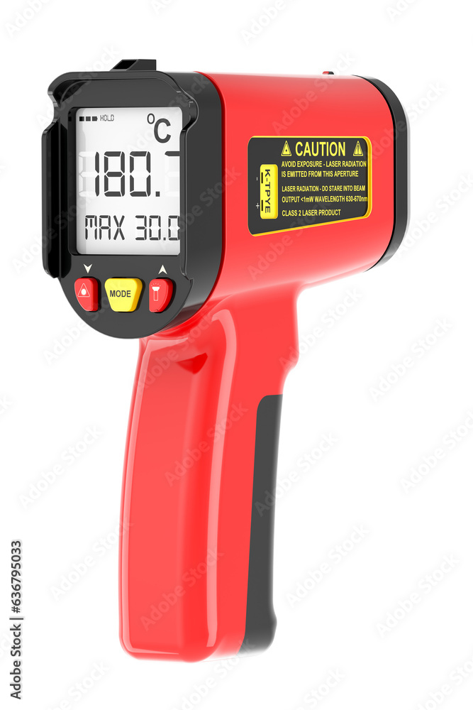 Non-contact Digital Laser Infrared Thermometer with Light LCD Display ...