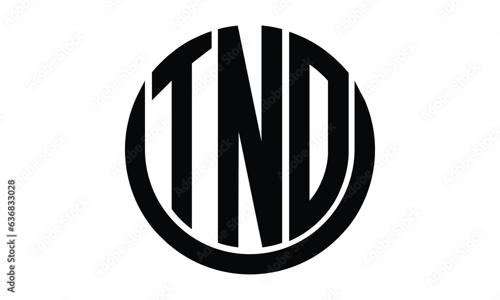 TNO shield in circle logo design vector template. lettermrk, wordmark ...