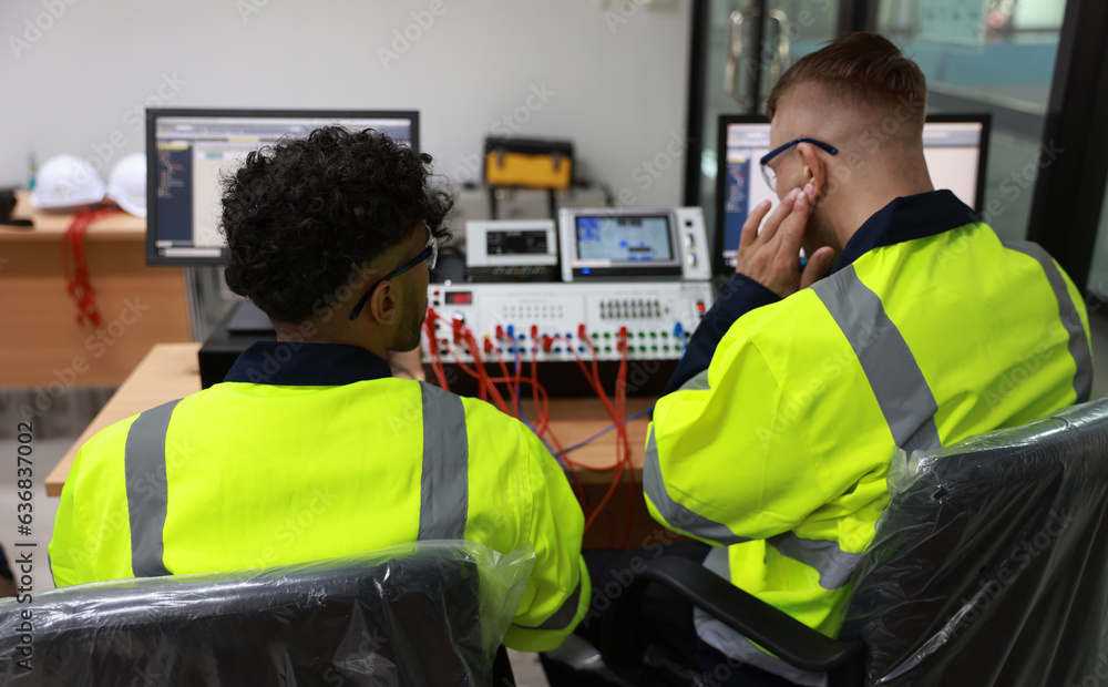 Technician and engineer in AI and Robotic training class, training AI ...