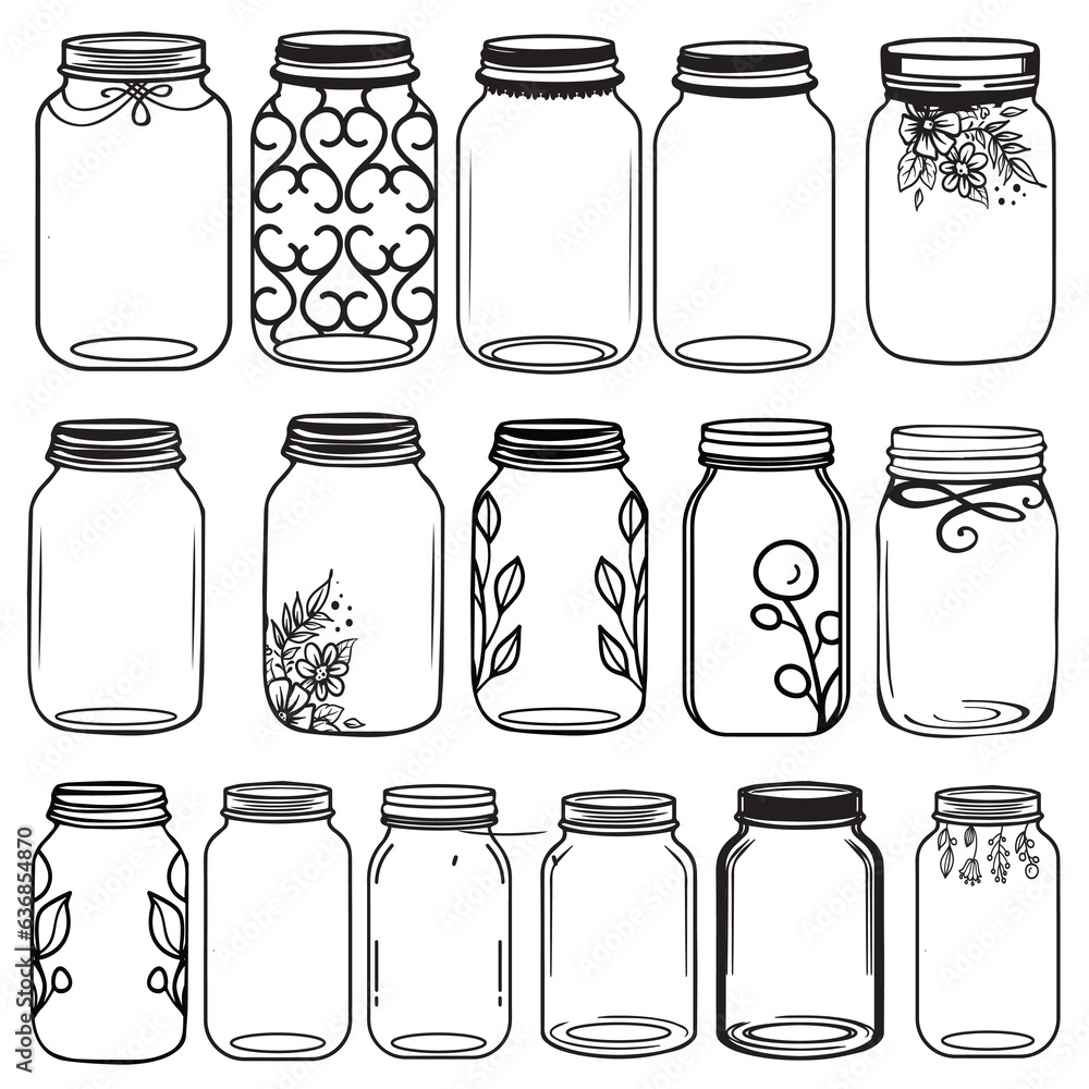 Glass Mason Jar set Collect moments not things Ball jar Canning Empty ...