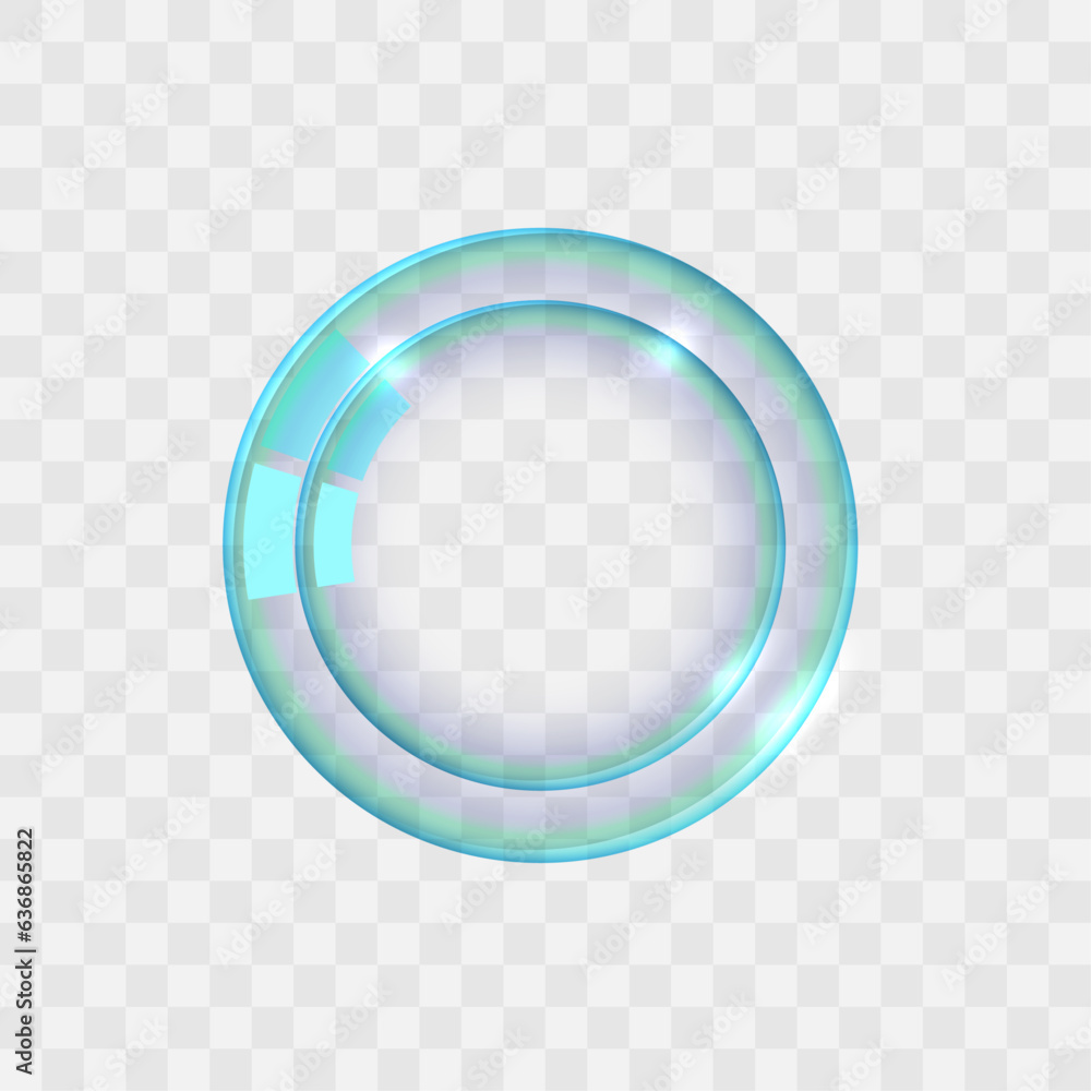 Vector abstract circular on transparent background design Stock Vector ...