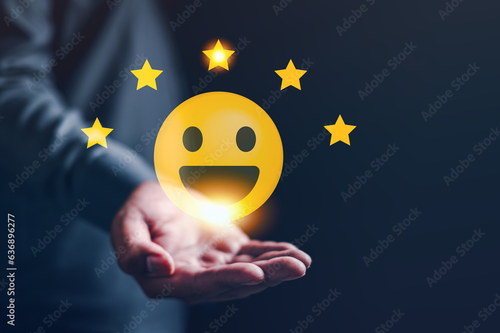 satisfaction, check, choice, mark, survey, consumer, smiley, evaluate ...