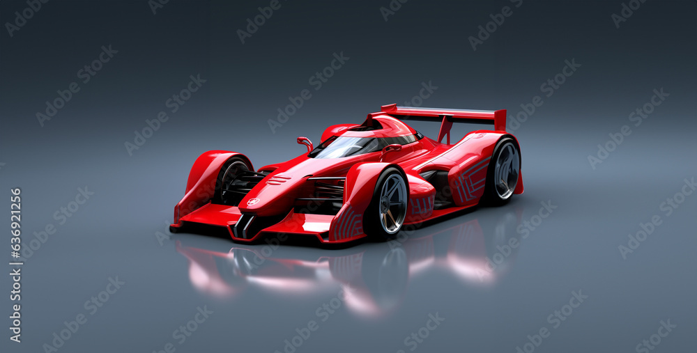 Racing car modern and futuristic ultra hd wallpaper Stock Photo | Adobe ...