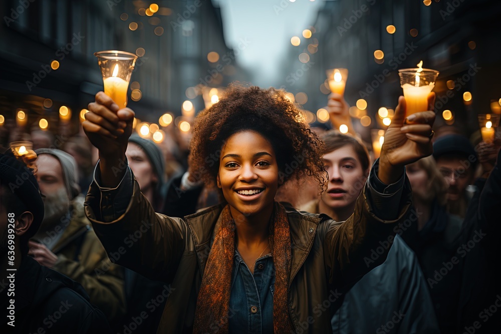 A moment of powerful activism unfolds on the street as people come ...