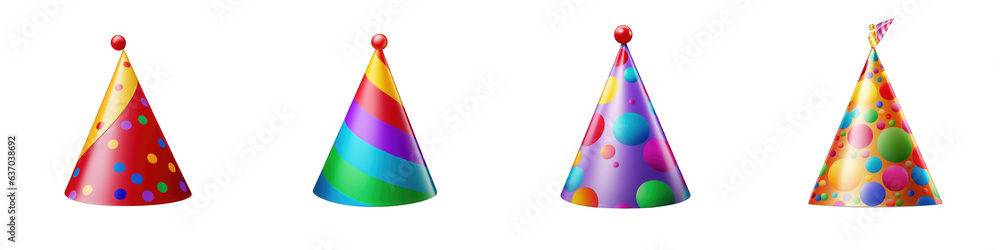 Party Hat clipart collection, vector, icons isolated on transparent ...