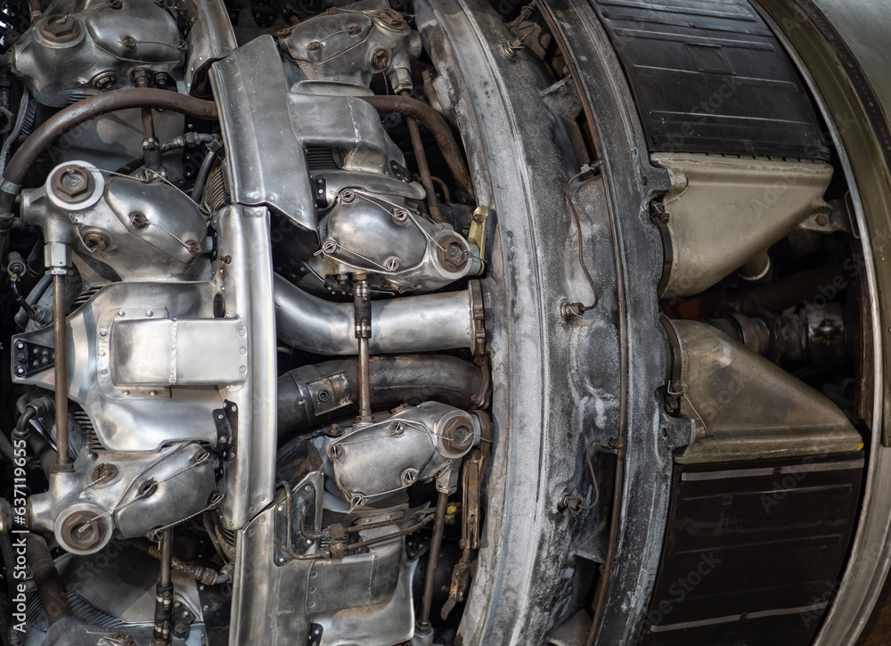 Mechanism of the jet engine Stock Photo | Adobe Stock
