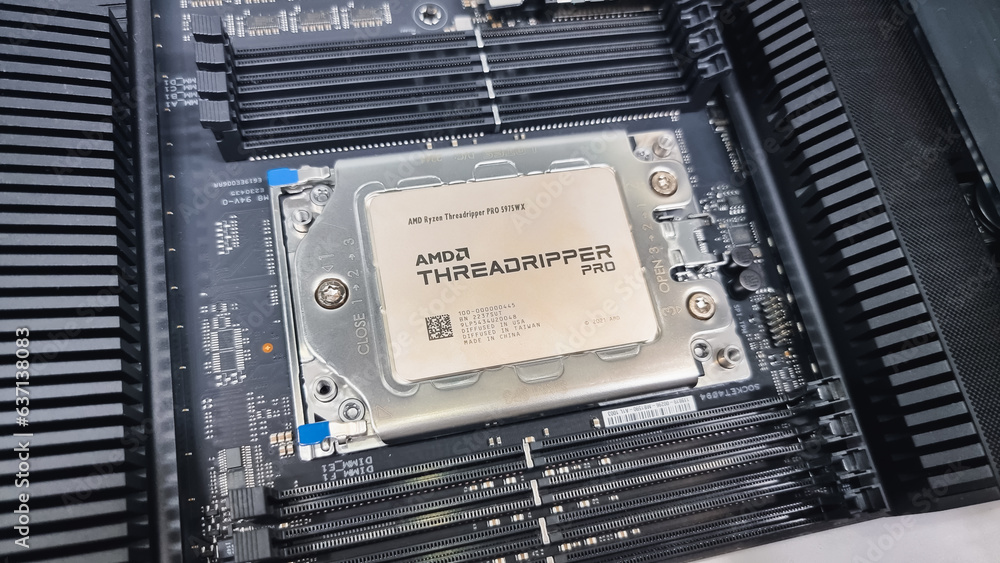 AMD Ryzen Threadripper Pro 5975WX, 32 Cores 64 Threads, AMD "Zen 3 ...