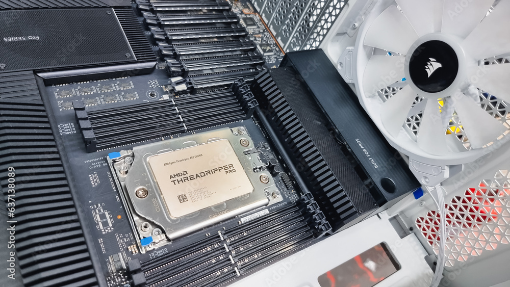 AMD Ryzen Threadripper Pro 5975WX, 32 Cores 64 Threads, AMD "Zen 3 ...