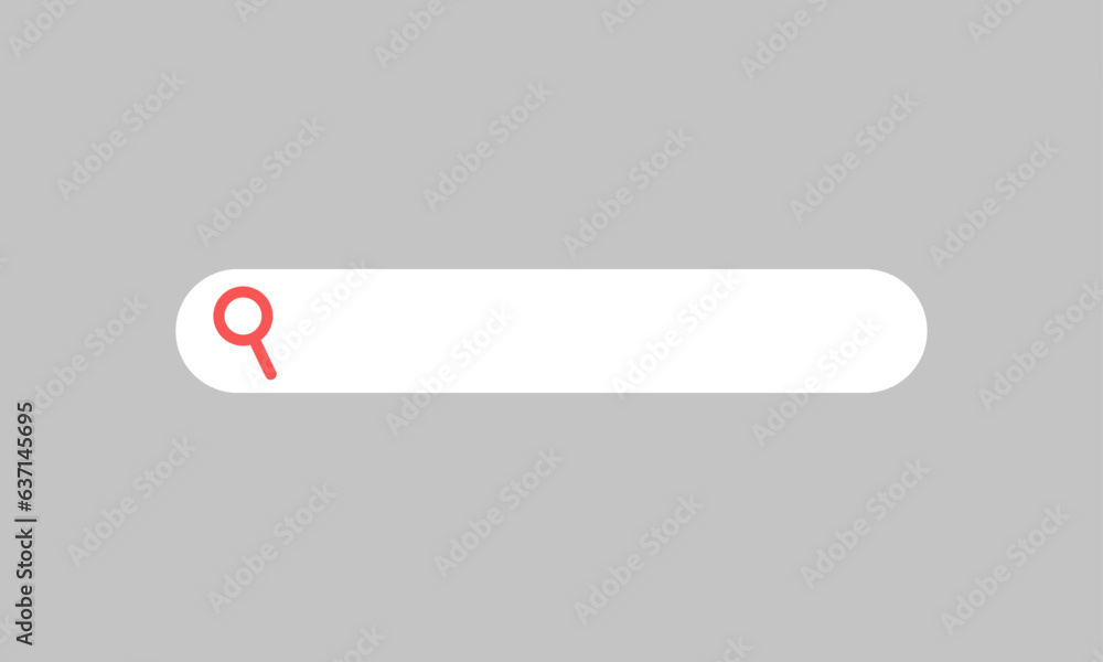 Vector search bar interface for web site template modern search bar ...